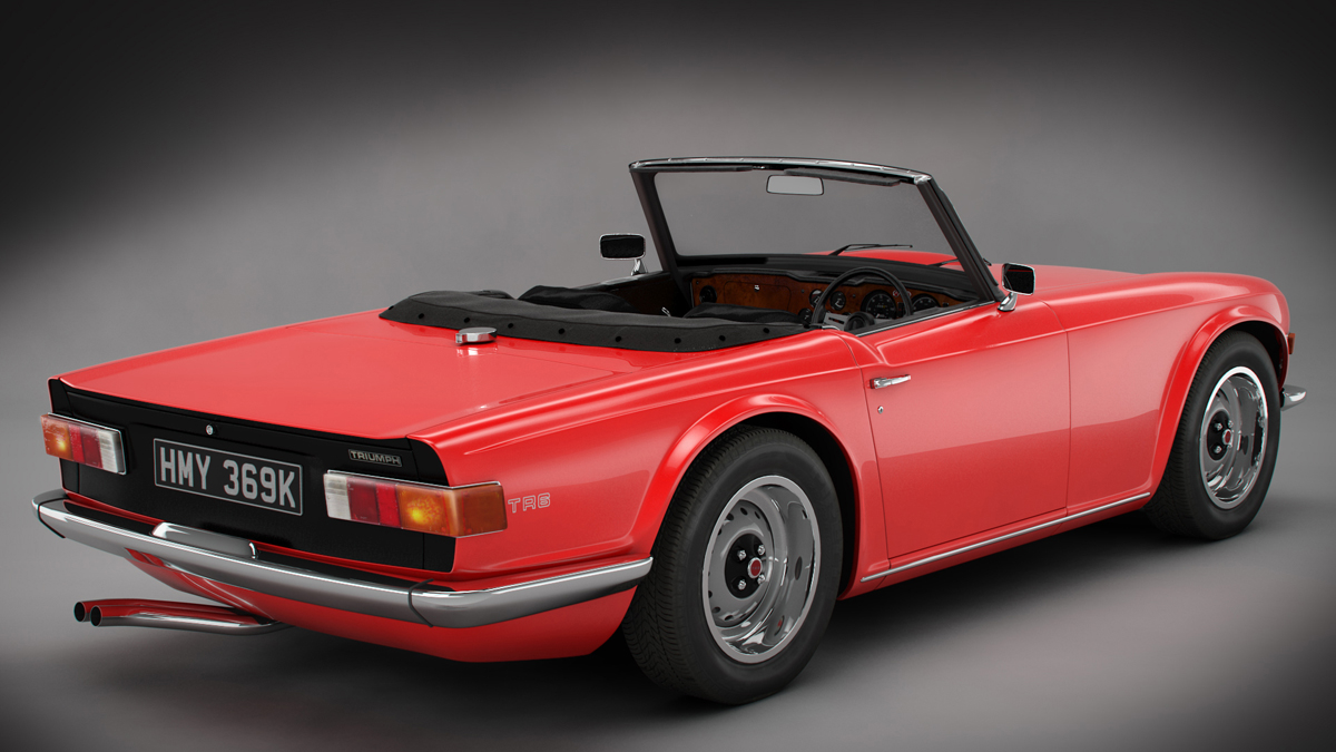 3d triumph tr6