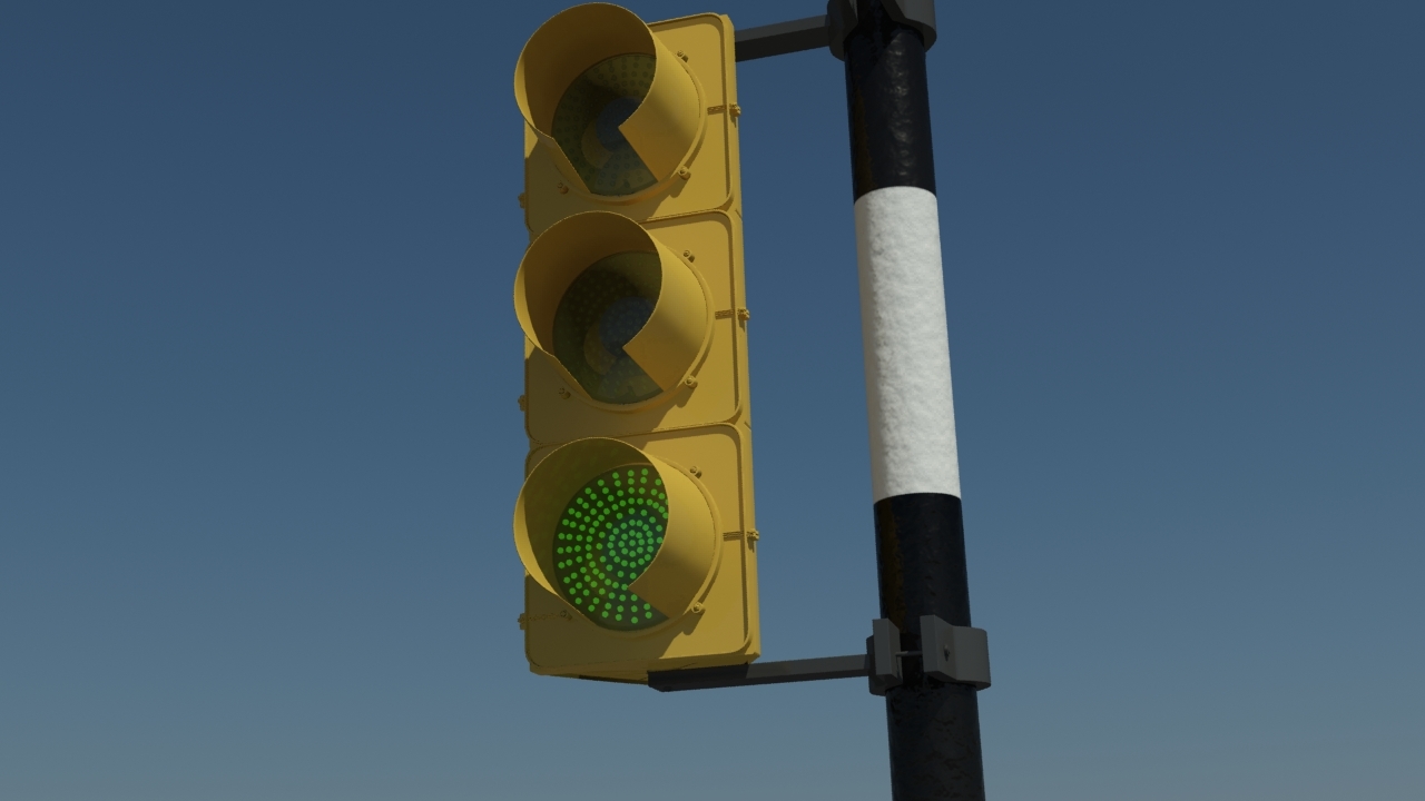 max realistic traffic light