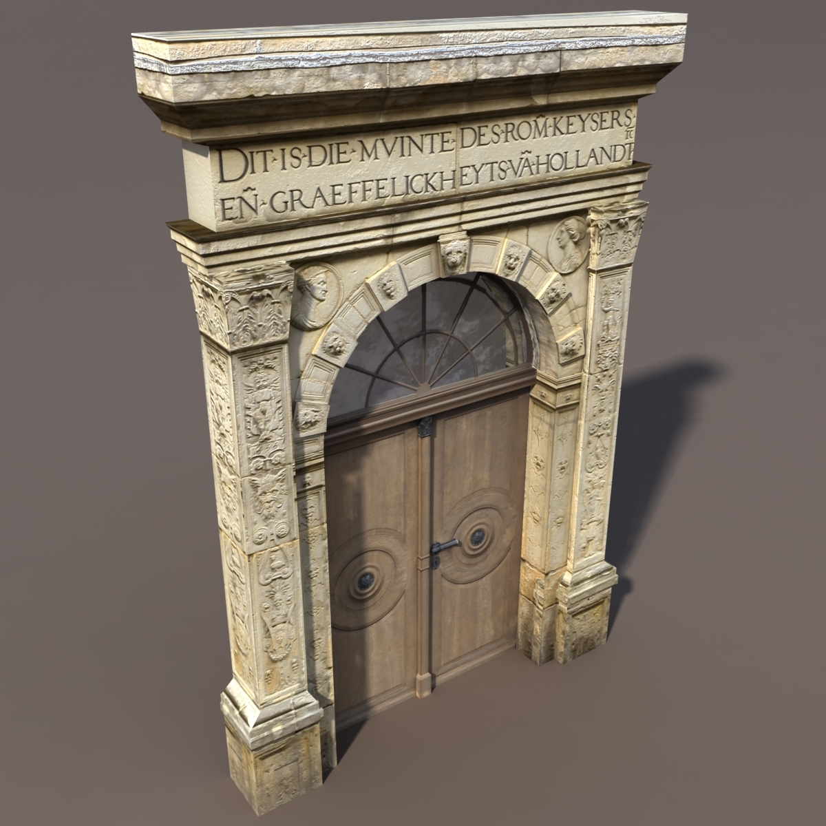 max portal door modelled