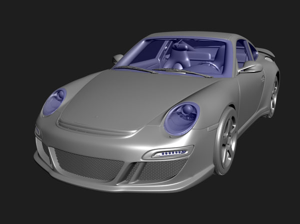 3d c4d ruf rt12s modeled