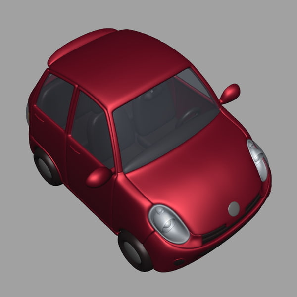3d cartoon car model