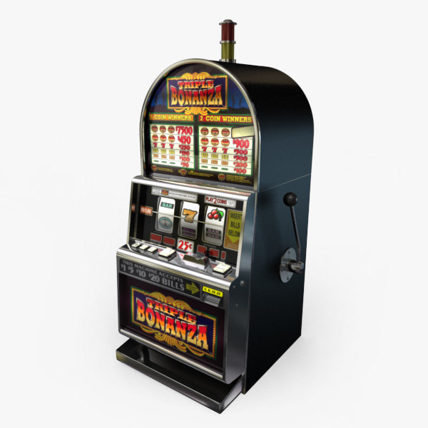 casino slot machine 4 3d model
