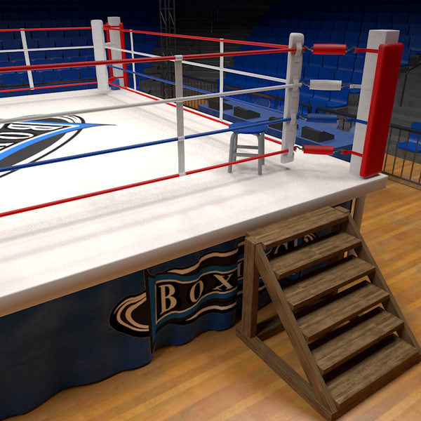 3d model boxing stadium