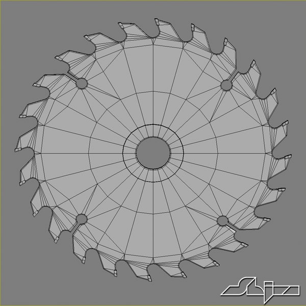 3d model circular blade