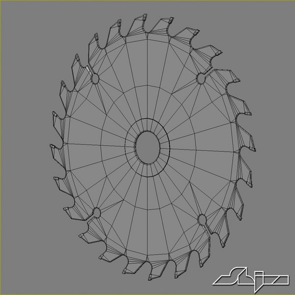 3d model circular blade