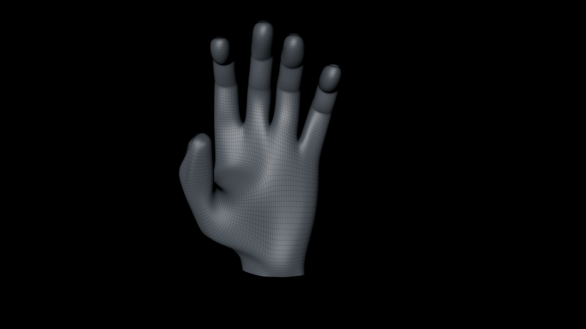 3ds max hand