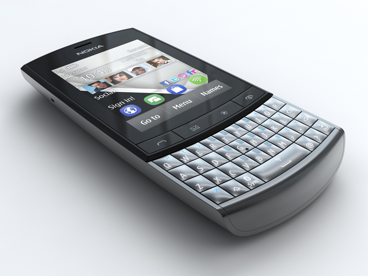 nokia asha 303 3d model