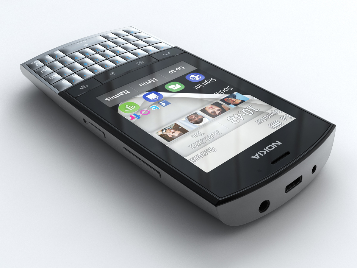 nokia asha 303 3d model