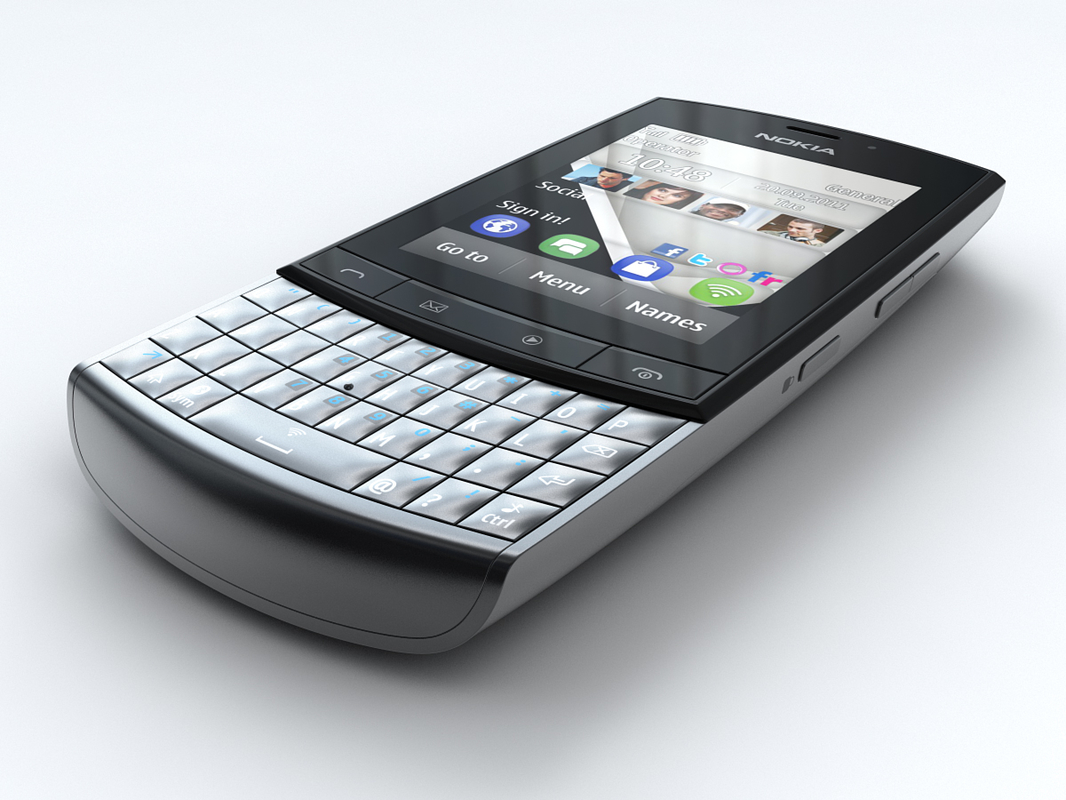 nokia asha 303 3d model