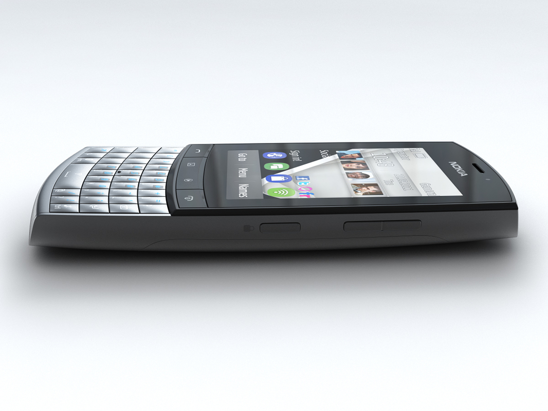 nokia asha 303 3d model