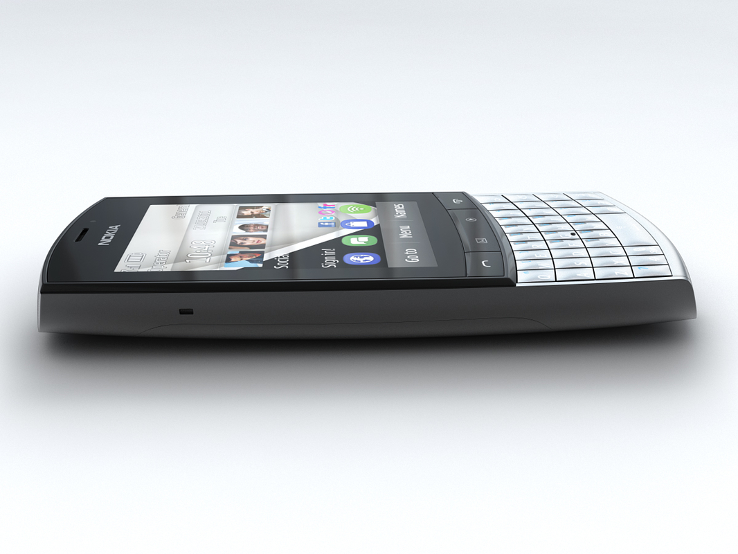 nokia asha 303 3d model