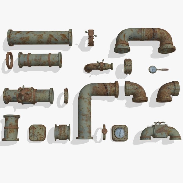 pipe fittings 3d model