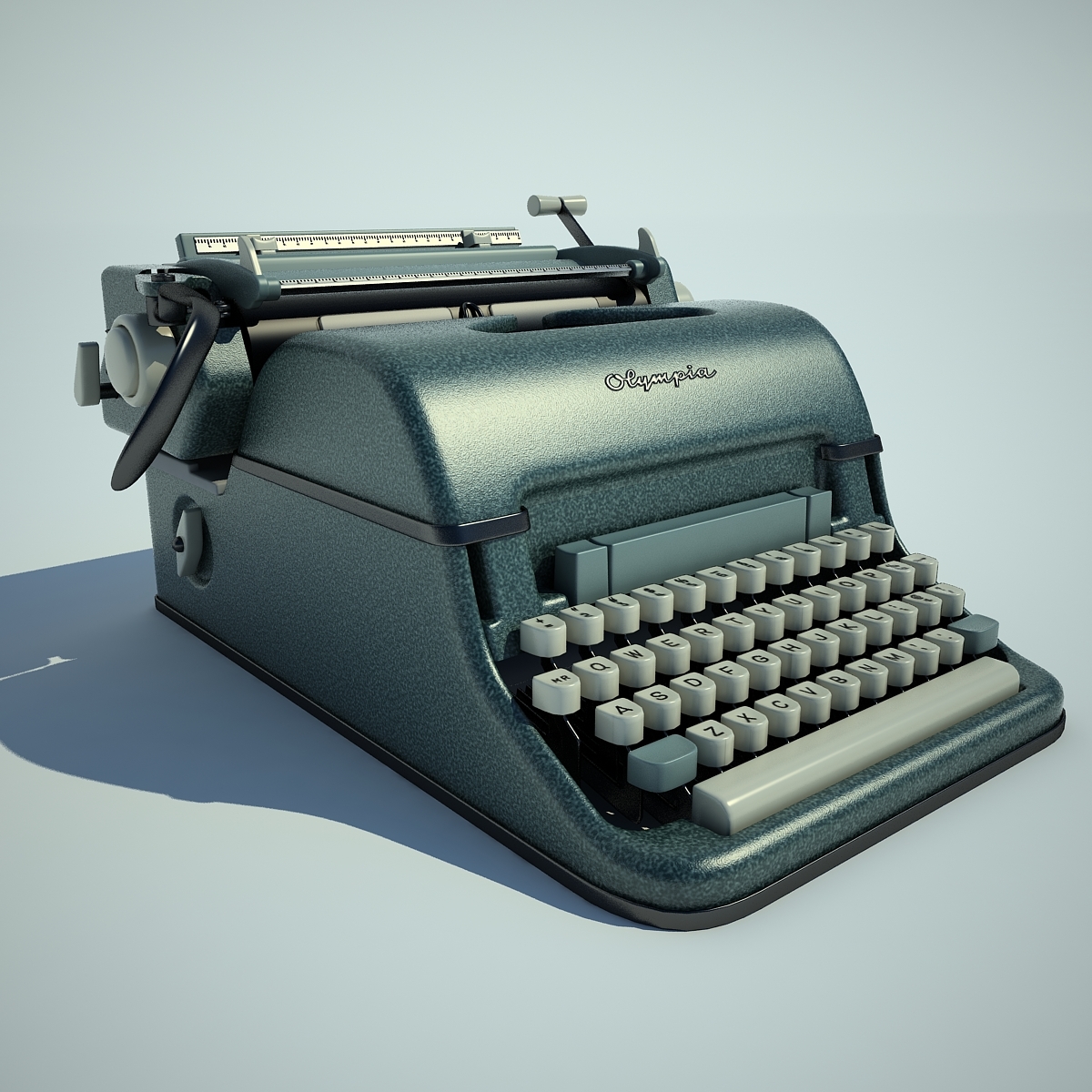 olympia typewriter 3d max