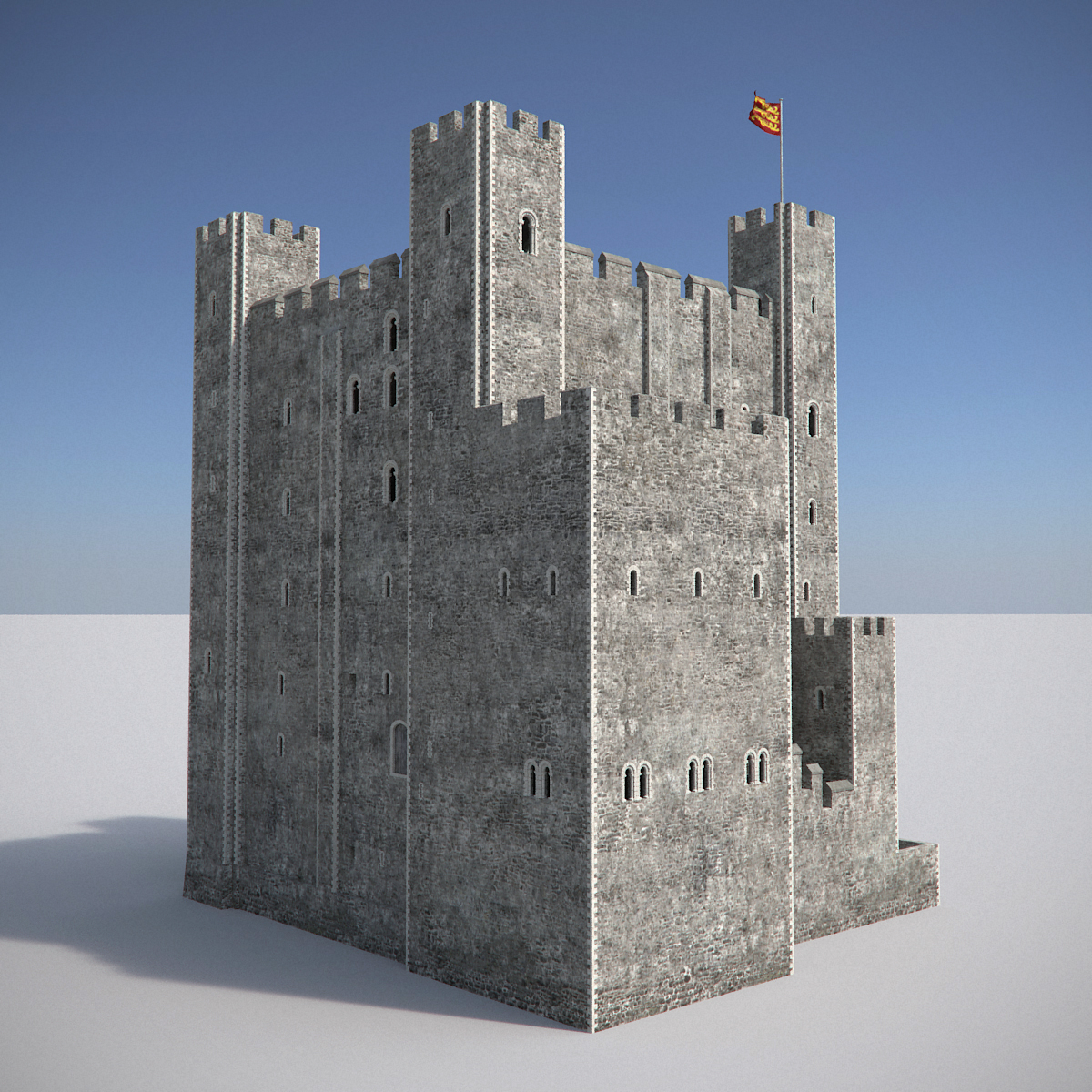 medieval castle 3 3d model