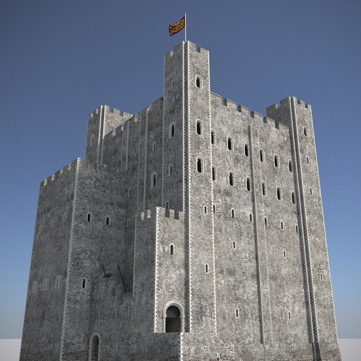 medieval castle 3 3d model