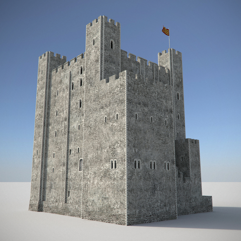 medieval castle 3 3d model