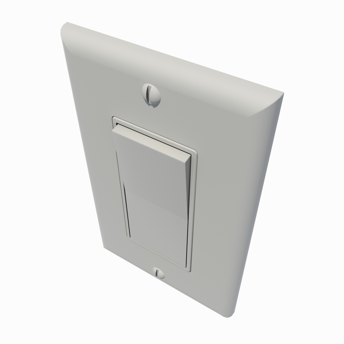 3d light switch model