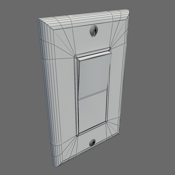 3d light switch model