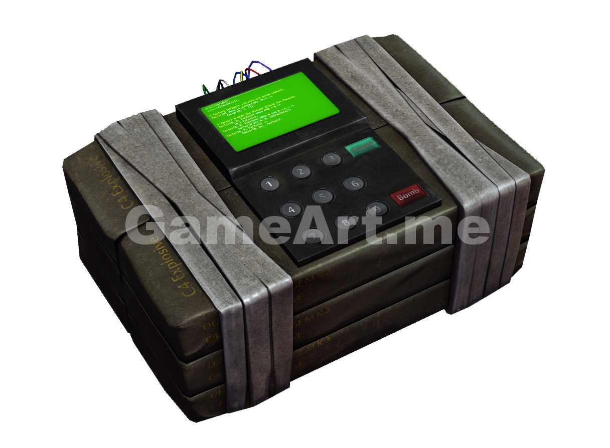 modelo 3d C4 Explosivo - TurboSquid 699974