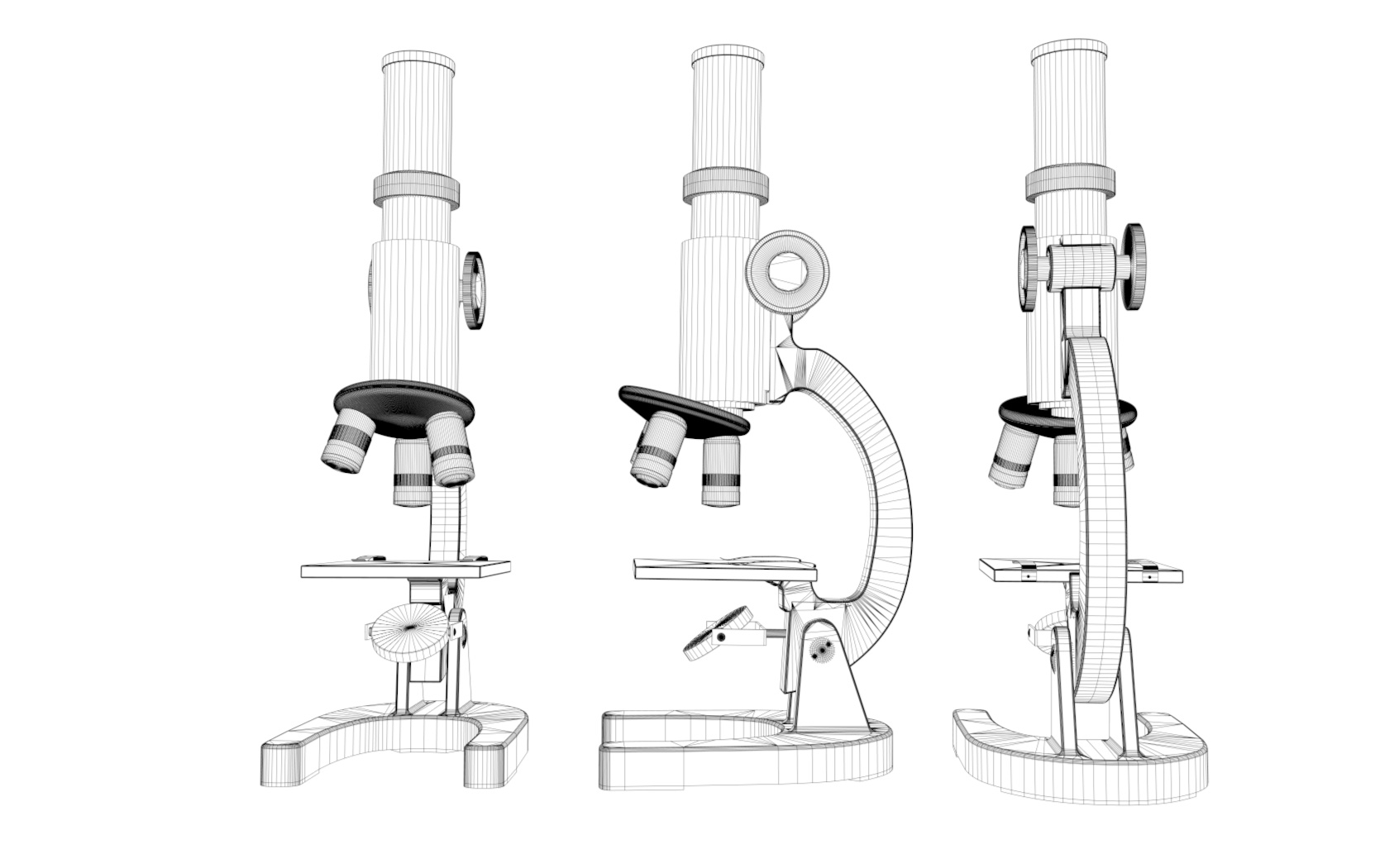microscope 3d model