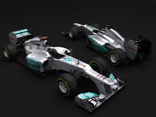 3d 2012 mercedes amg w03