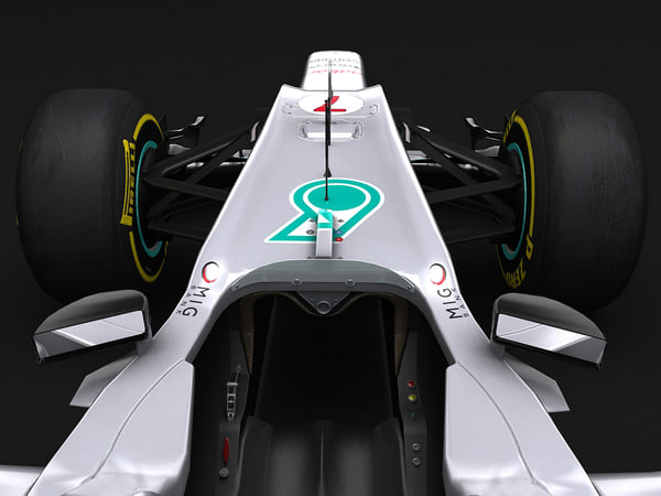 3d 2012 mercedes amg w03