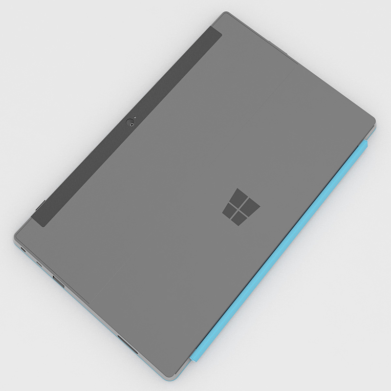 photorealistic microsoft surface cover 3d model