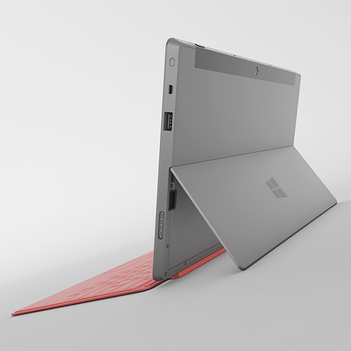 photorealistic microsoft surface cover 3d model