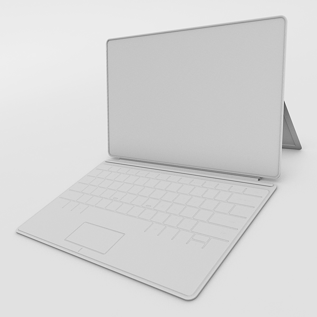 photorealistic microsoft surface cover 3d model