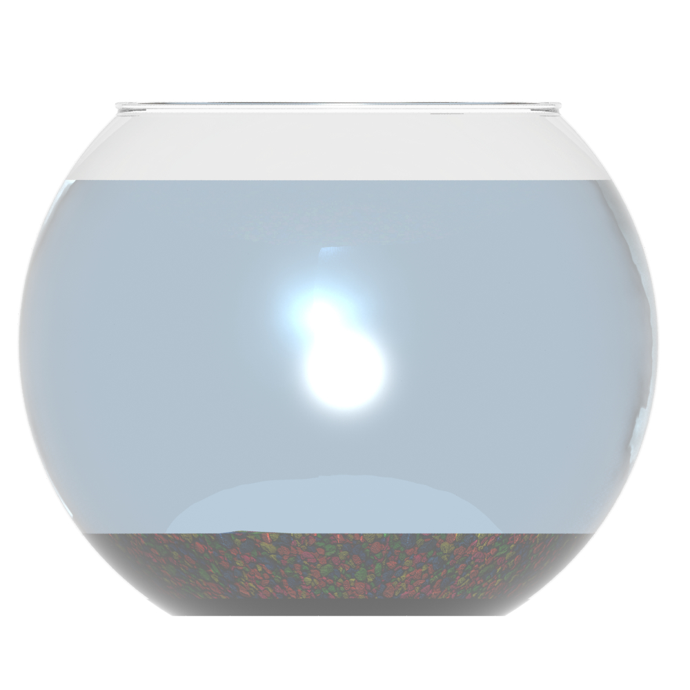 3d model fish bowl fishbowl