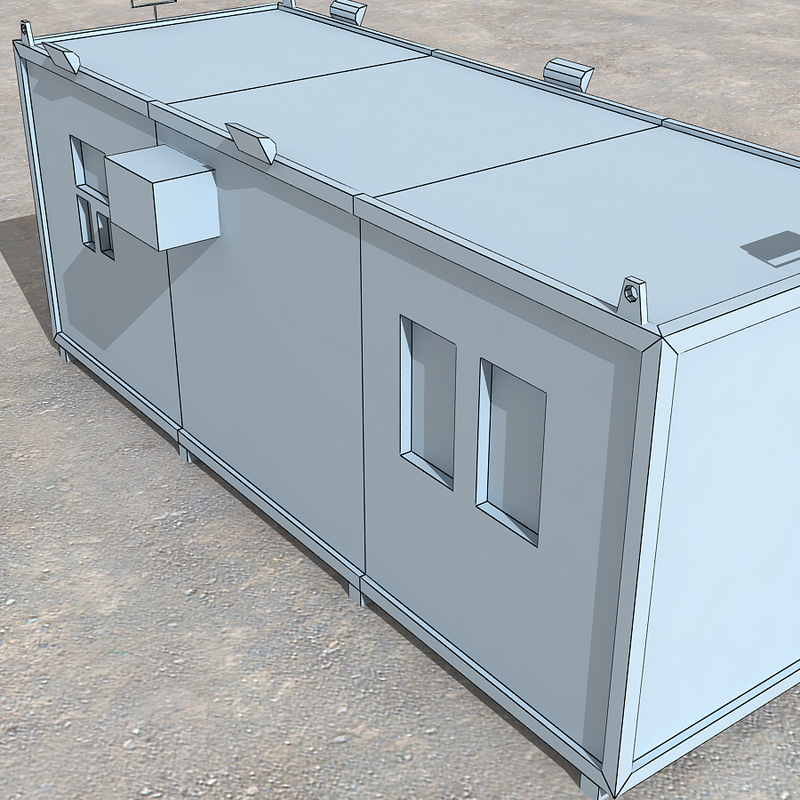3d office container