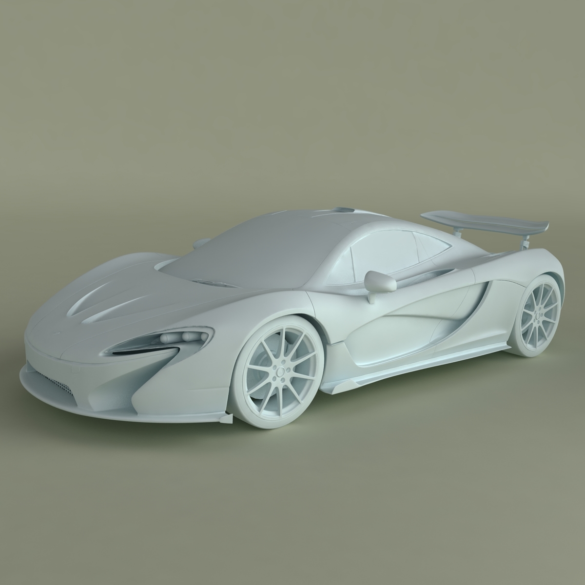 3d mclaren p1 model