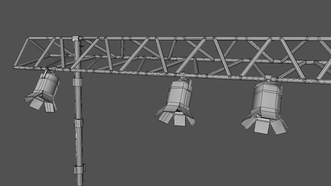 3d model studio lights