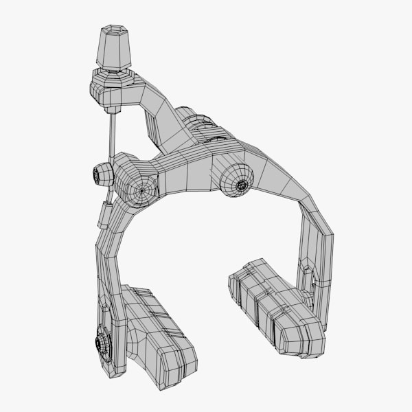 3d realistic bicycle brake model