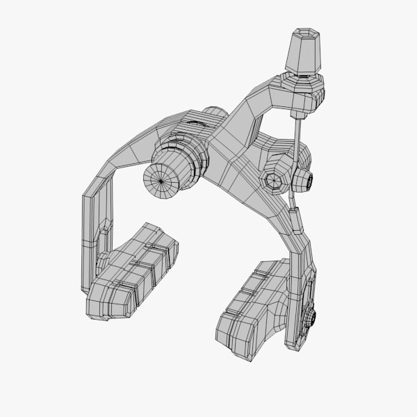 3d realistic bicycle brake model