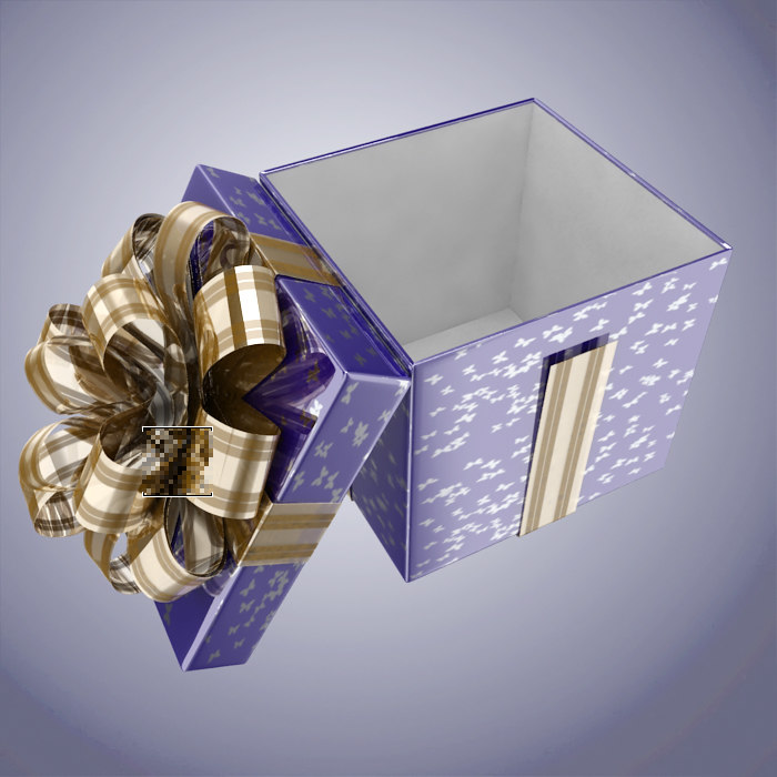 gift box 3d model