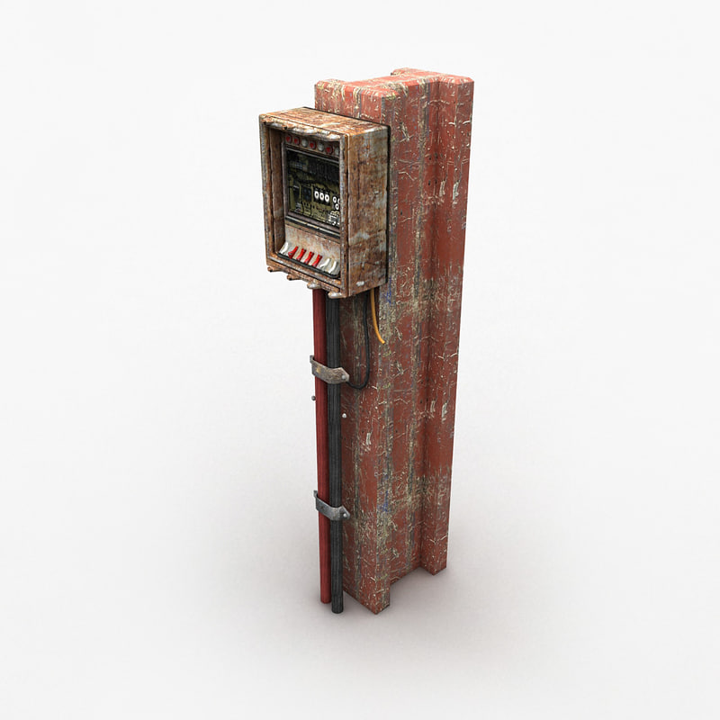 3d control panel metal