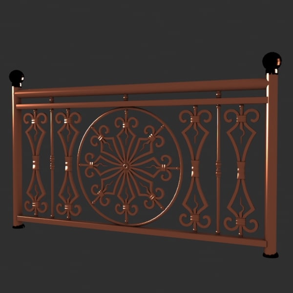 3ds max decorative wrought iron