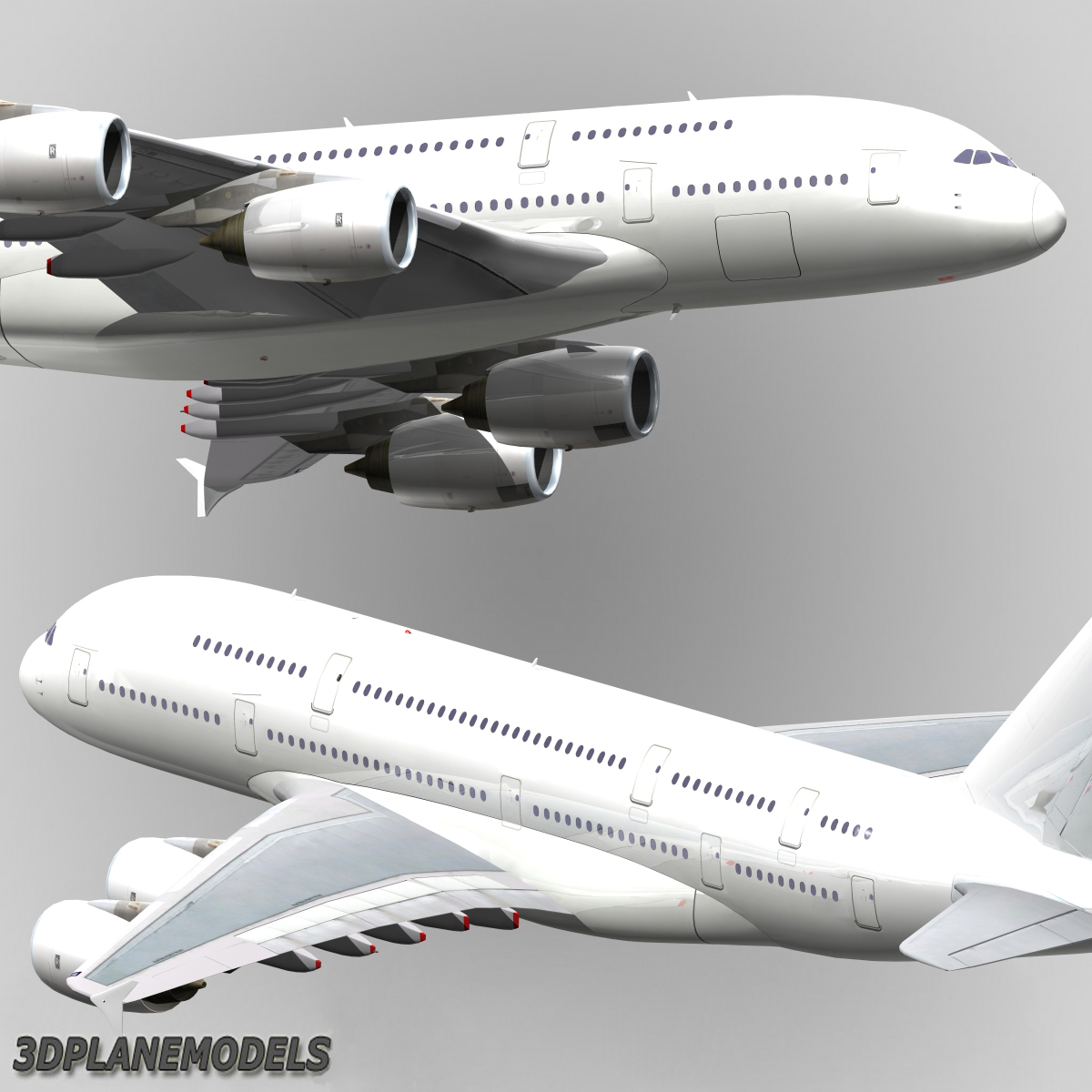 3d dxf airbus a380-800