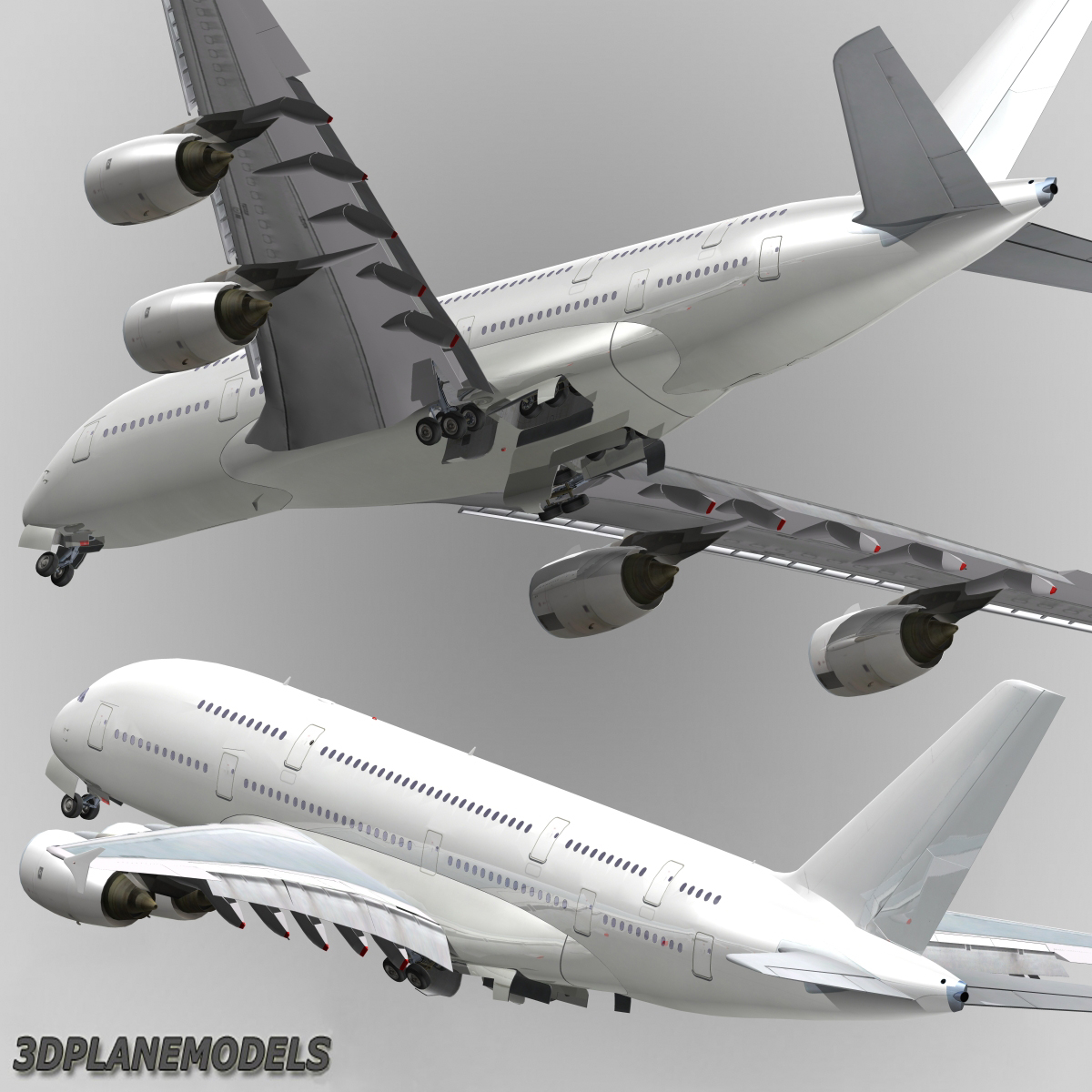 3d dxf airbus a380-800