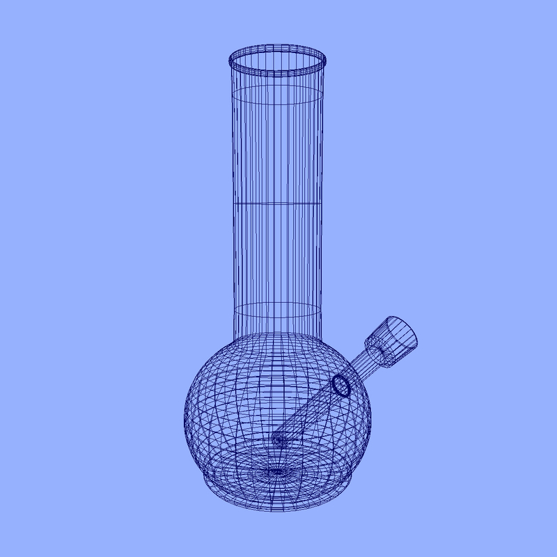 3d bong model