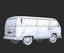 volkswagen microbus 3d model