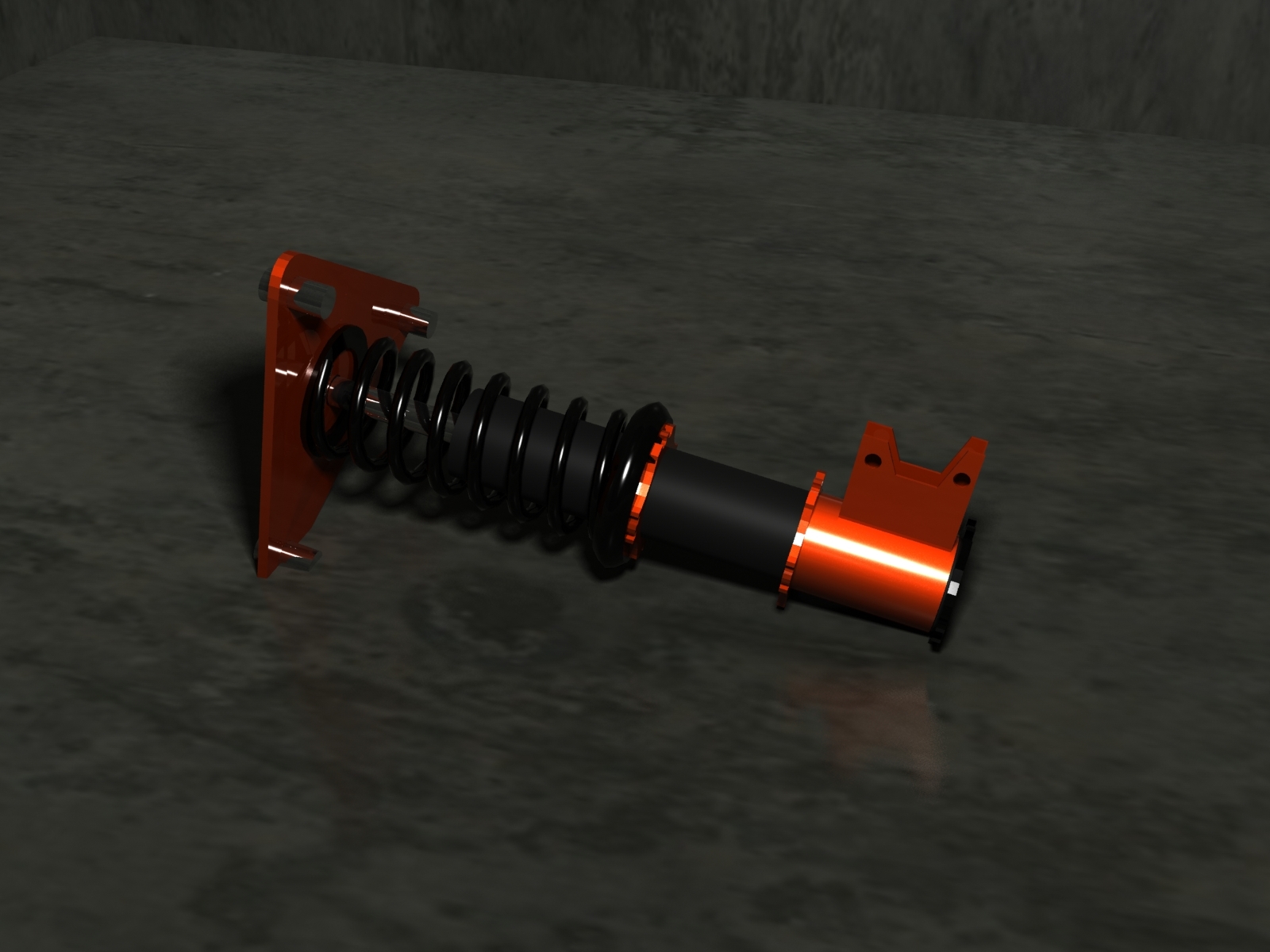 free coilover suspension 3d model