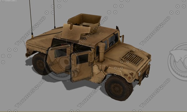 max hmmwv modeled