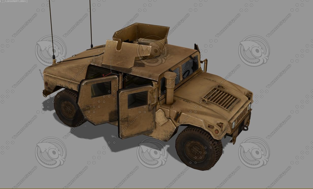 max hmmwv modeled