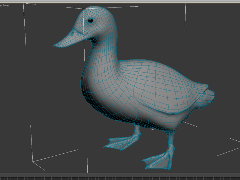 3d model duck