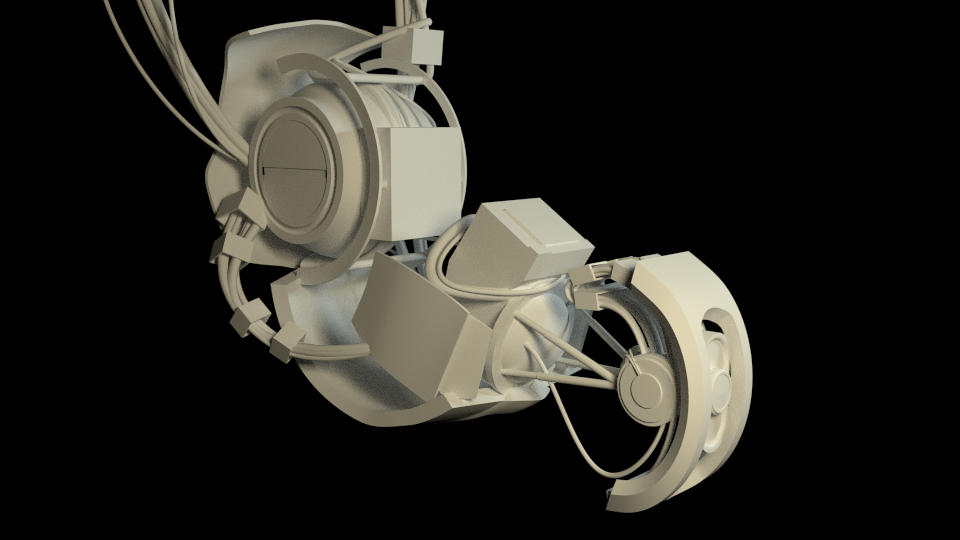 free glados 3d model