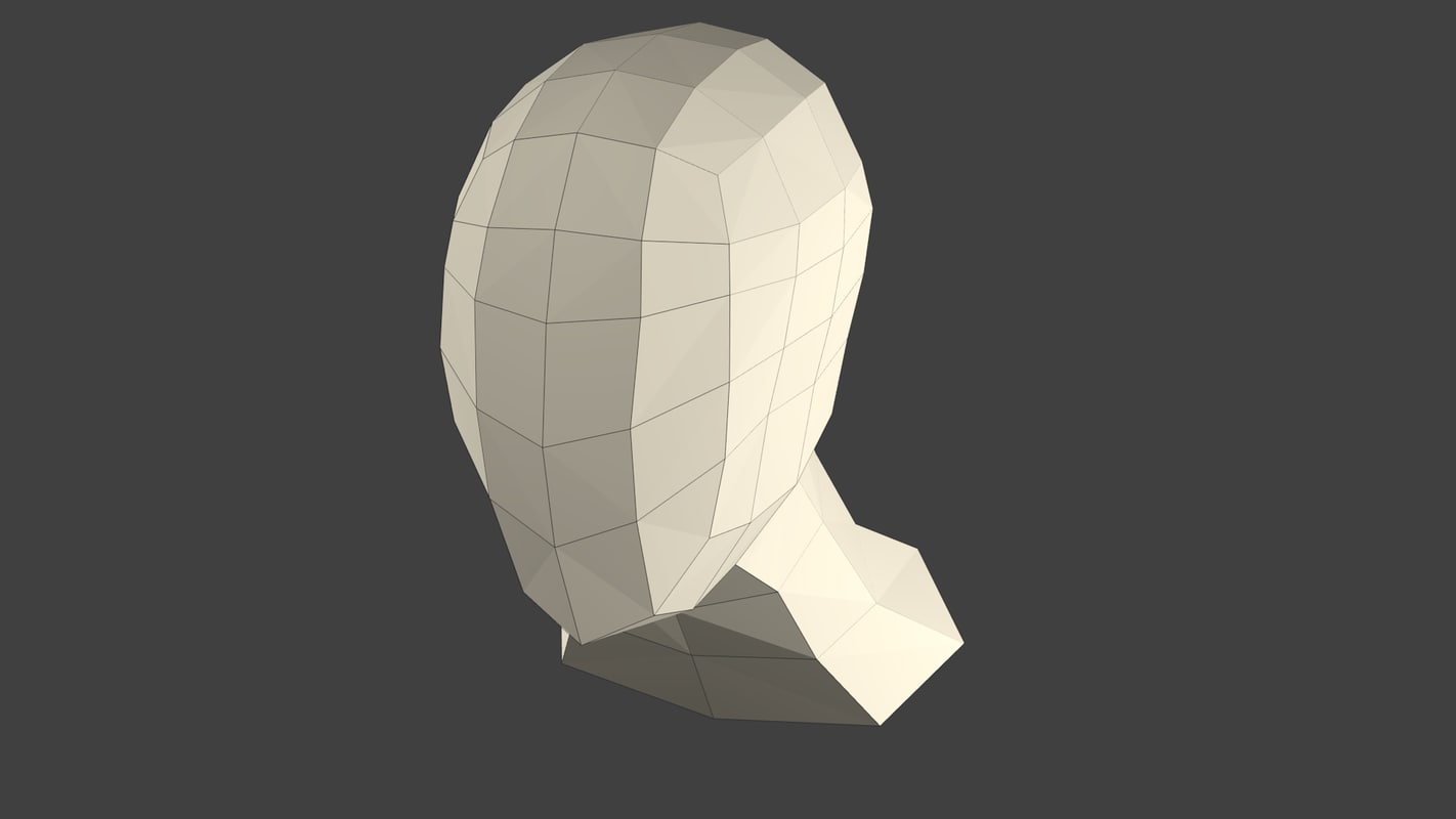head basemesh 3d model