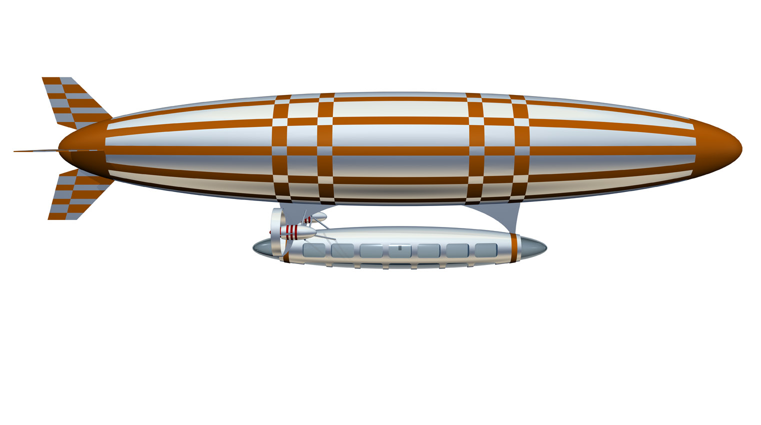 3d model zeppelin