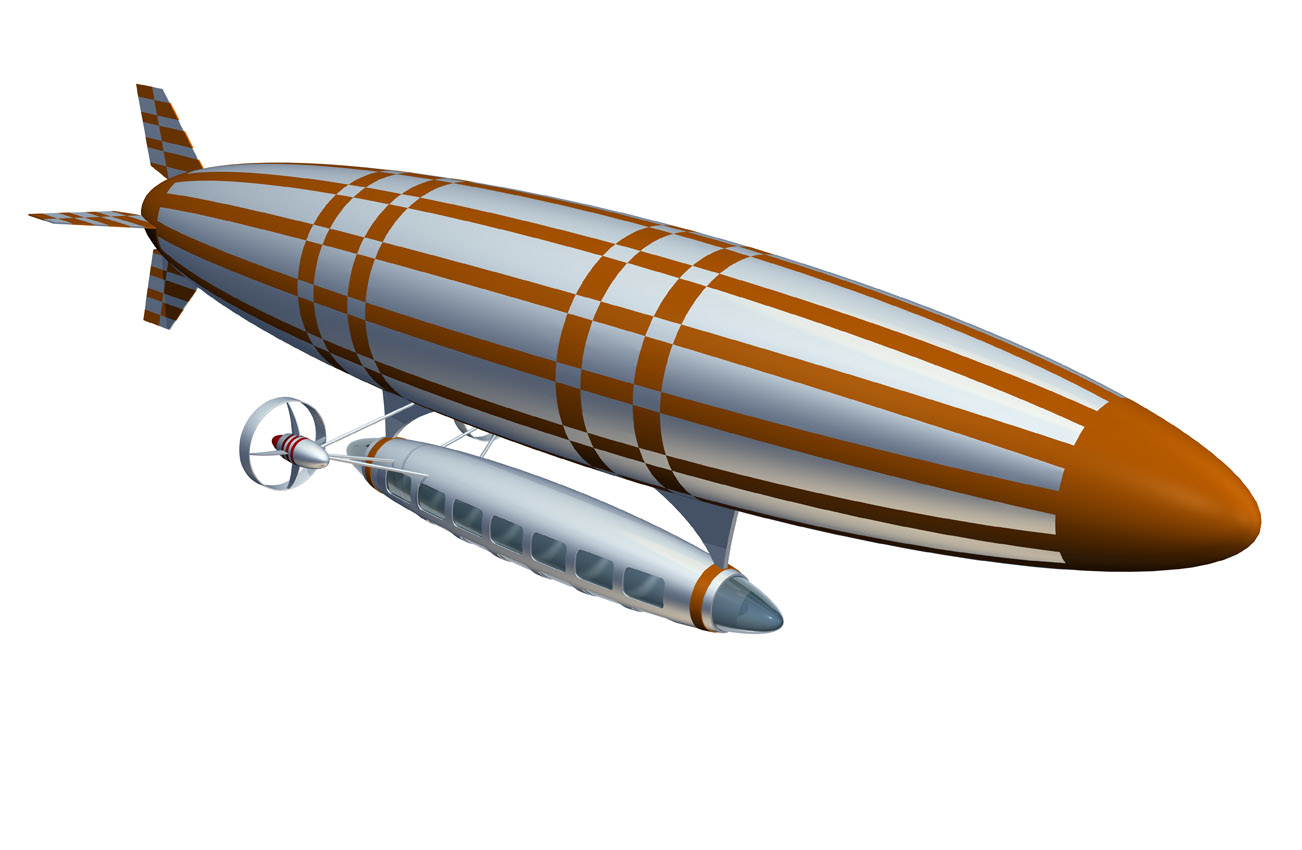 3d model zeppelin